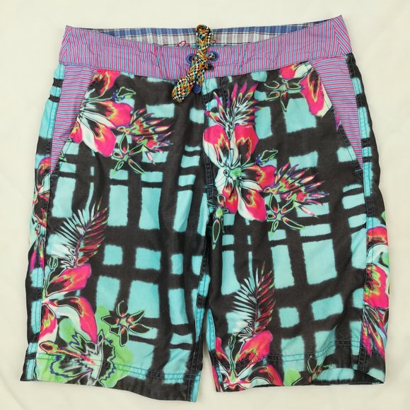 Robert Graham | Swim | Robert Graham Psychedelic Floral Lined Swim ...